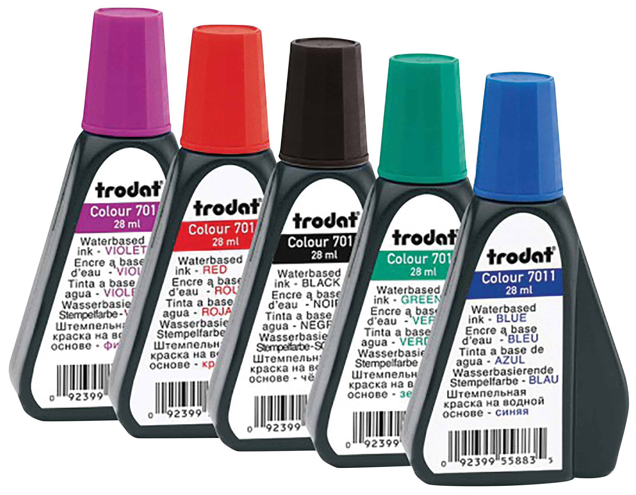 Endorsing Ink Black/Blue/Red/Green